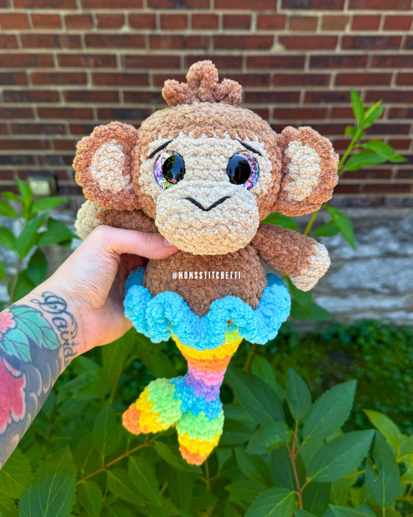 Mermaid Monkey Plushie – Moms Stitchetti