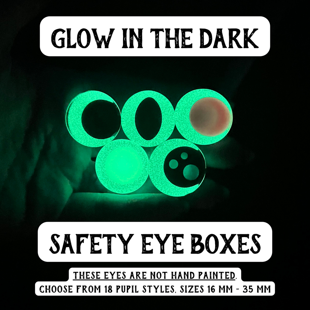 Glow in the Dark Safety Eye Boxes (5 Pairs) – Moms Stitchetti