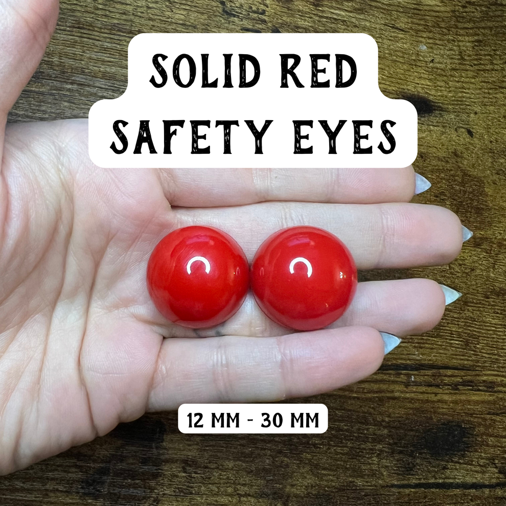 Red Safety Eyes – Moms Stitchetti