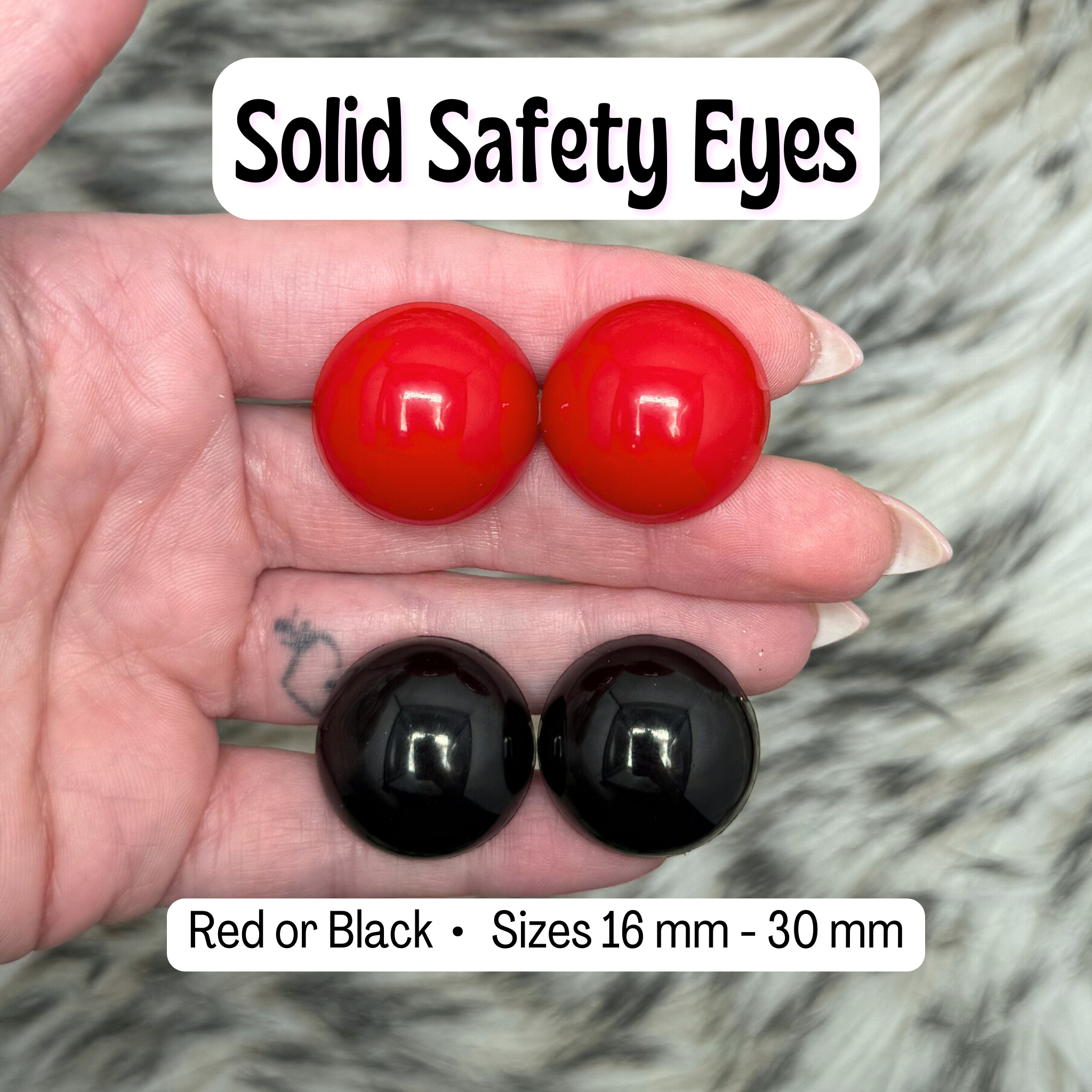 Solid Safety Eyes – Moms Stitchetti