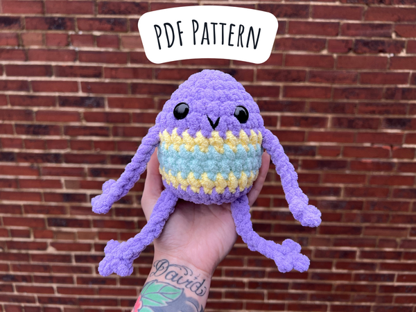 Egg Friend Crochet Pattern (No Sew) – Moms Stitchetti